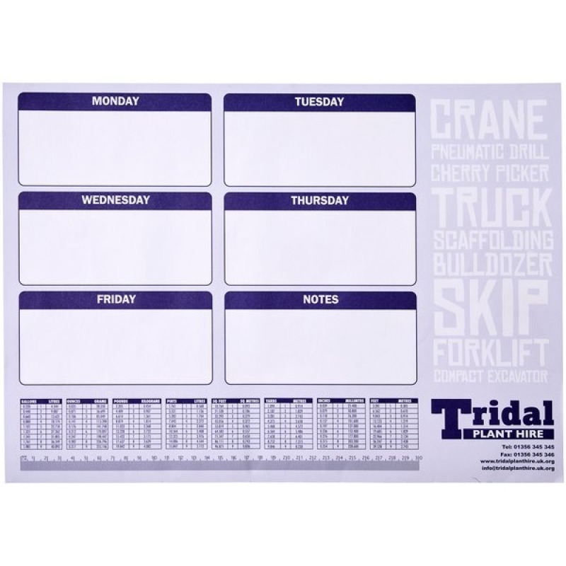 Sous-main personnalisable desk-mate® a2 | Sous-mains publicitaire ...