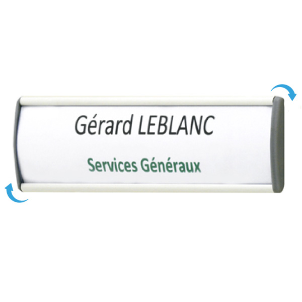 Plaque signalétique personnalisé alu-sign 60 x 100 mm | Cadeau d ...