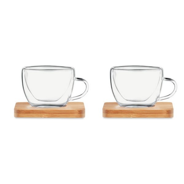 2 verres expresso double paroi personnalisable | Objets publicitaires ...