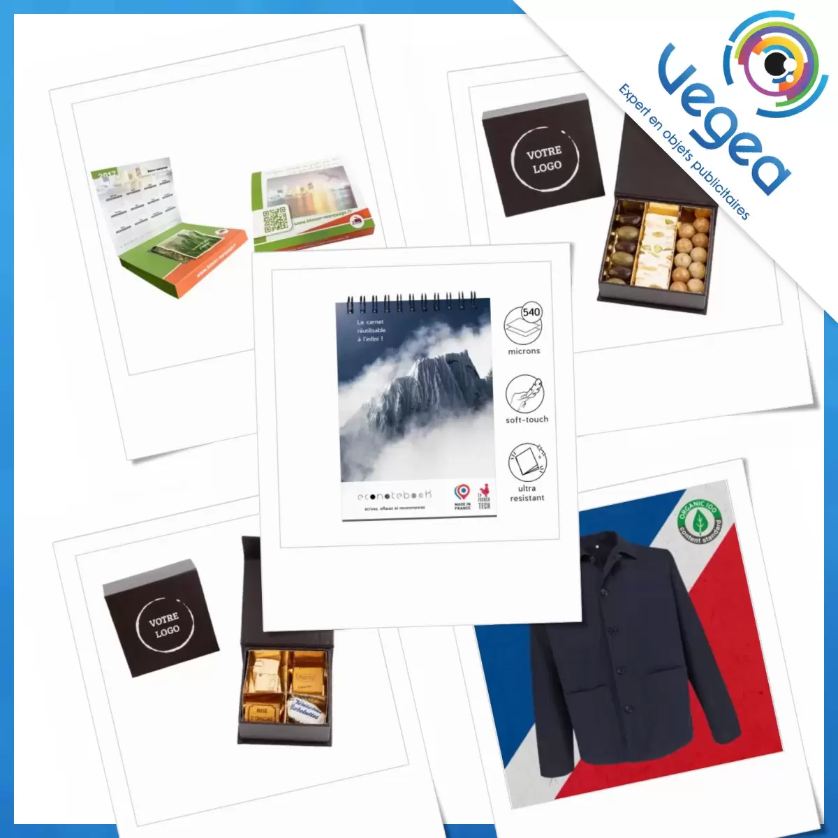 Objets publicitaires et goodies fabriqués en Europe | Vegea