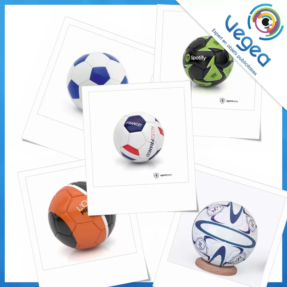 Ballons de football publicitaires personnalisés avec logo | Ballon de ...