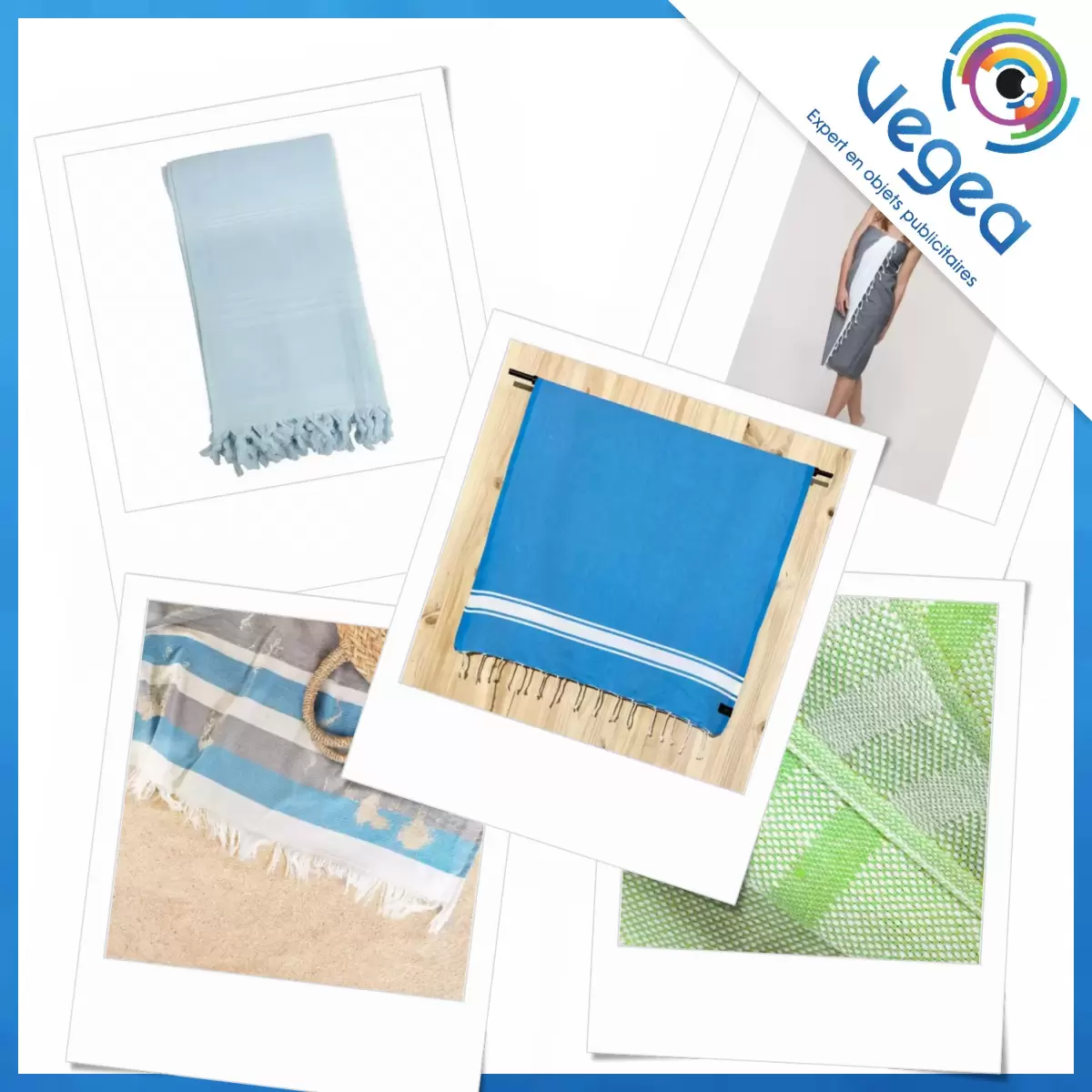 Fouta publicitaire personnalisée avec logo | Serviette fouta | Devis ...