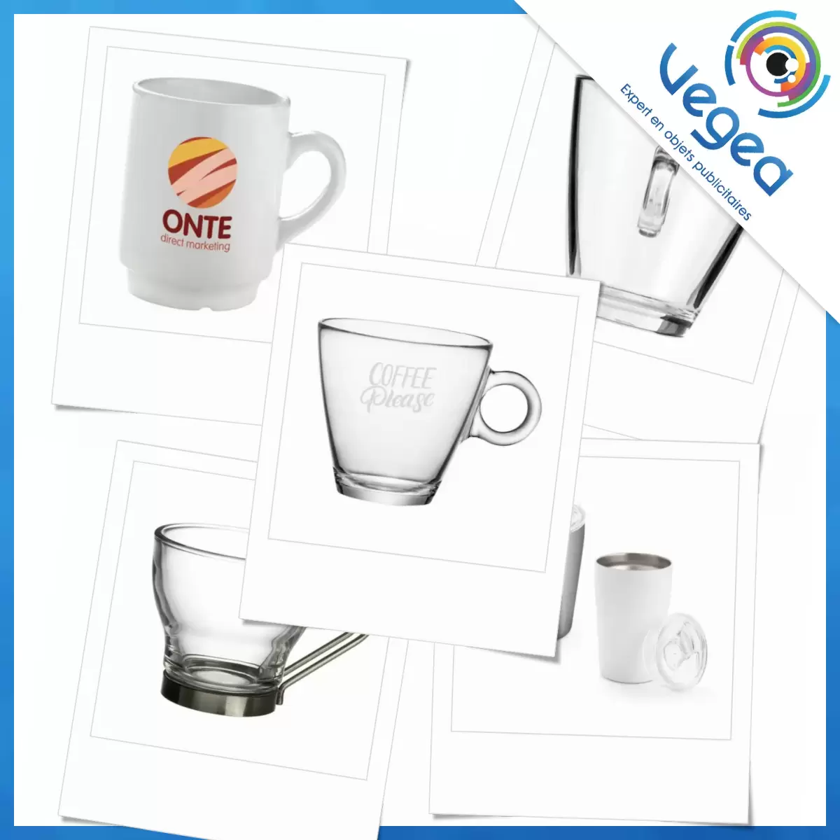Tasse publicitaire personnalisée avec logo | Tasse promotionnelle ...