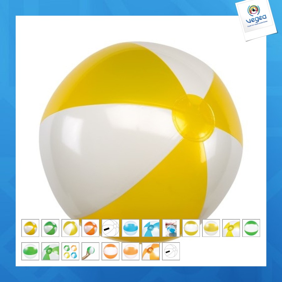 Ballon de plage publicitaire 28cm (00013V0137222) à partir de 0,63 euros HT