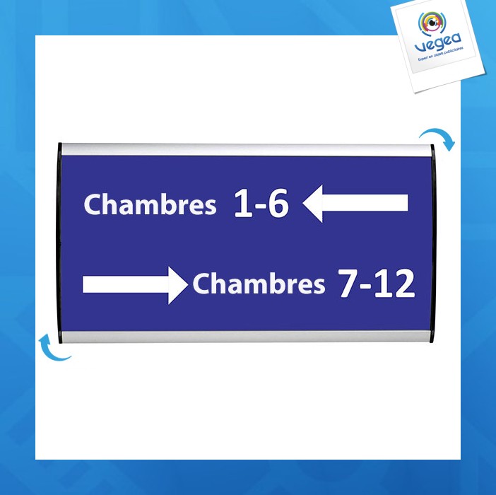 Plaque signa publicitaire budget alu-sign 148 x 210 mm | Cadeau d ...