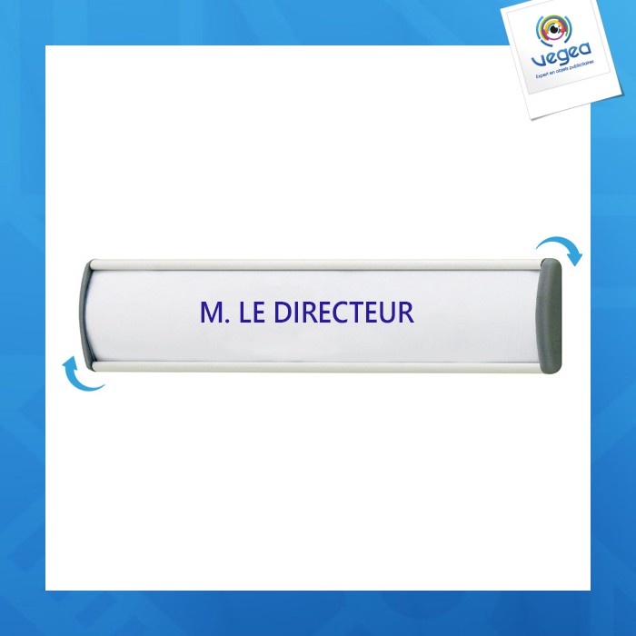 Plaque signalétique personnalisé alu-sign 40 x 150 mm | Cadeau d ...