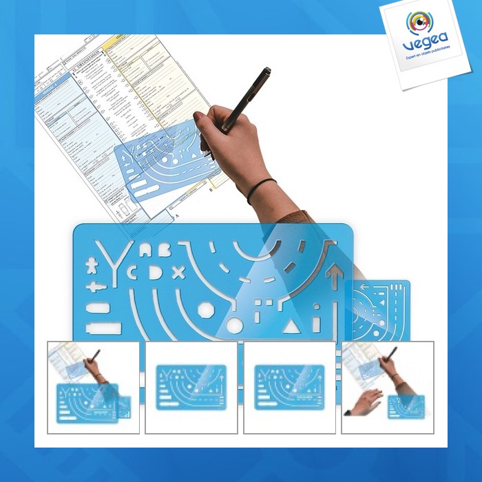 Règle normographe personnalisable | Goodies | 00019V0161795